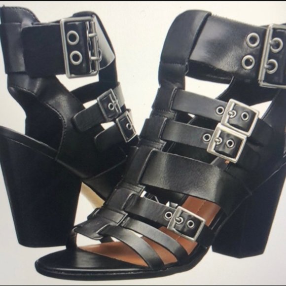 Dolce Vita | Shoes | Dolce Vita Strappy Buckle Block Heels | Poshmark